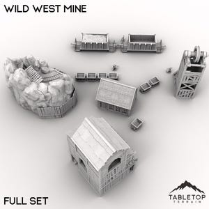 Wild West Mine - Wild West Terrain Wargaming RPG Exodus Western Rush ...