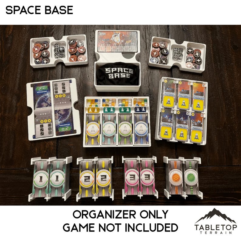 Space Base With Expansions (genesis) Board Game Insert / Organizer - Etsy