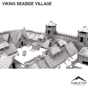 Viking Seaside Village - DND Aos Pathfinder Conquest Miniatureland ...