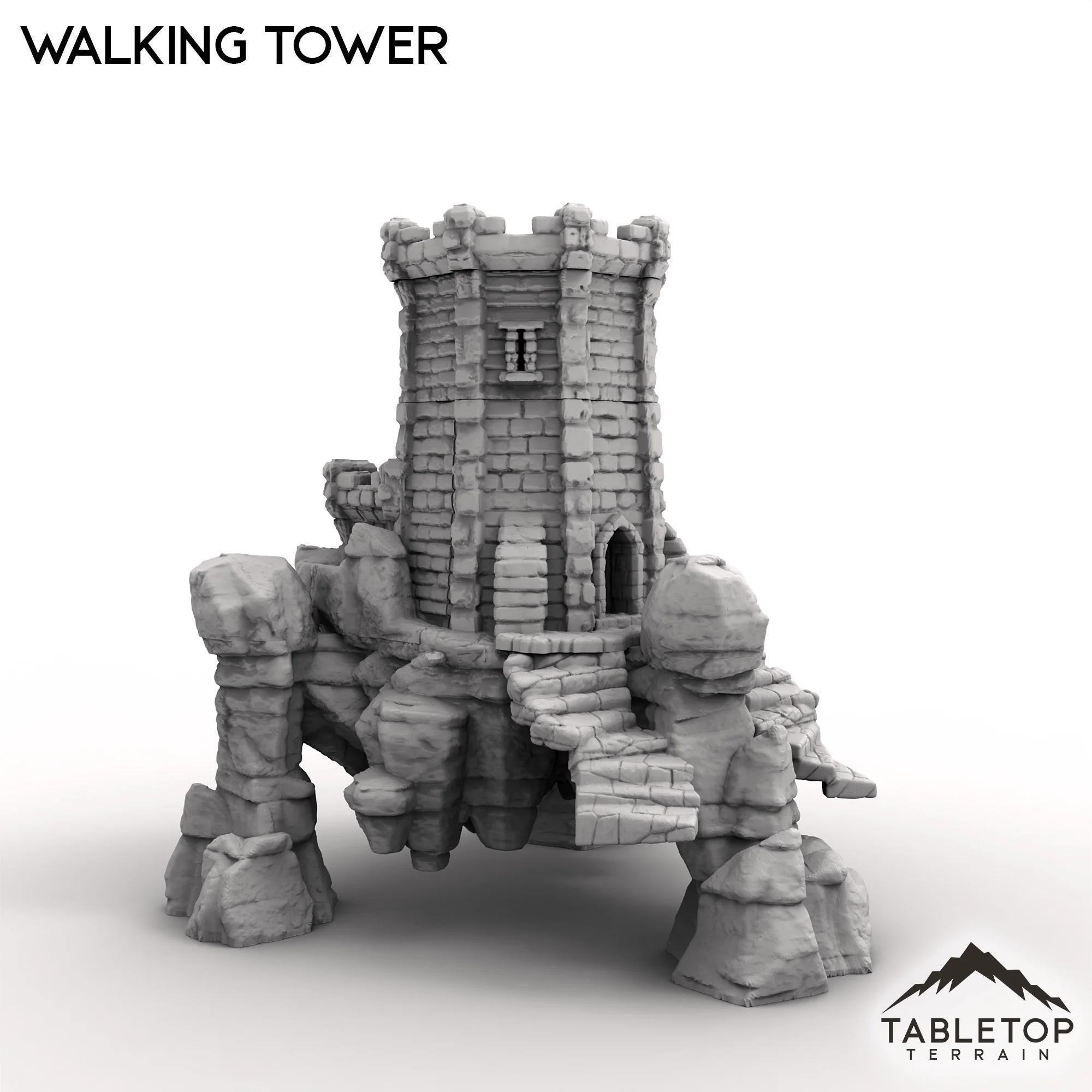 Walking Tower - Tabletop Terrain Fantasy DND Miniature Roleplaying ...
