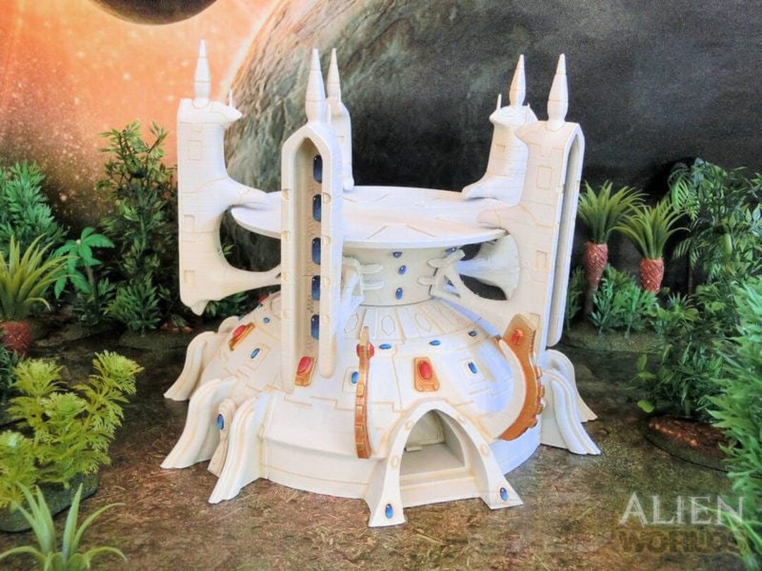 Eldari Exodite Hut Space Elves Terrain Tabletop Terrain Grimdark ...