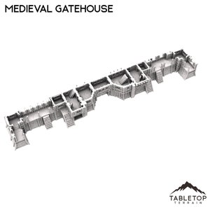 Medieval Gatehouse - DND Aos Pathfinder Conquest Miniatureland Tabletop ...