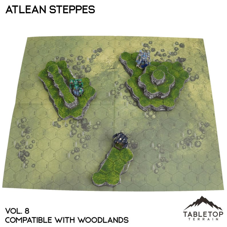 Woodlands Compatible Map Hill Sets - Atlean Steppes - Thunderhead ...