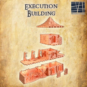 Execution Building - DND Aos Pathfinder Conquest Miniatureland Tabletop Terrain Miniature ...
