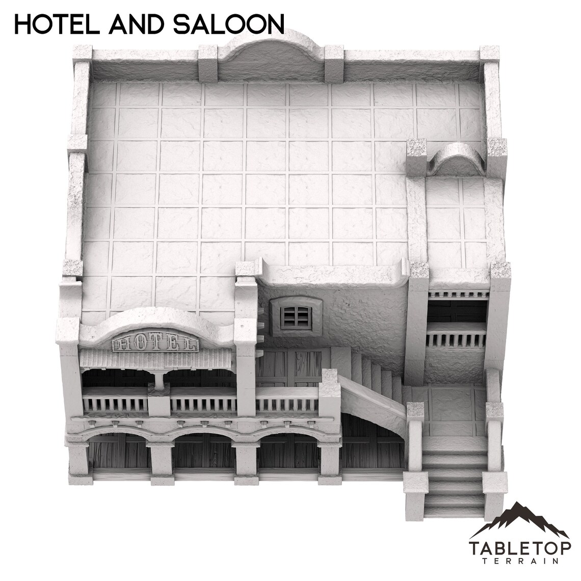 Spanish Style Hotel and Saloon - Old Wild Western Rush - Wild West ...