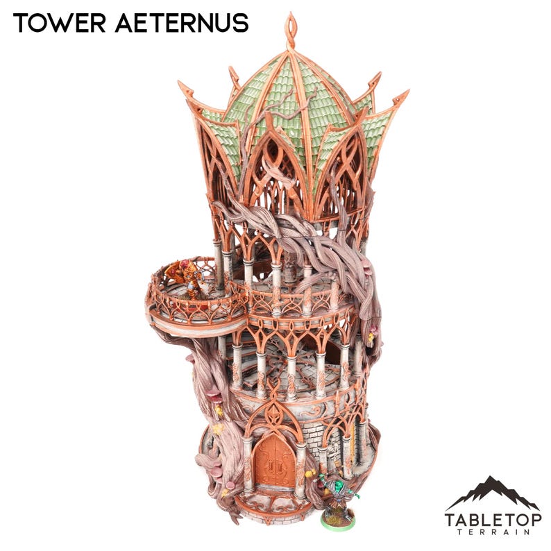Tower Aeternus - Elven Building - Fantasy Terrain DND Aos Conquest ...