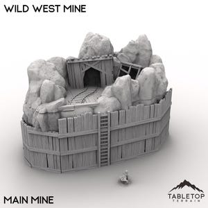 Wild West Mine - Wild West Terrain Wargaming RPG Exodus Western Rush ...