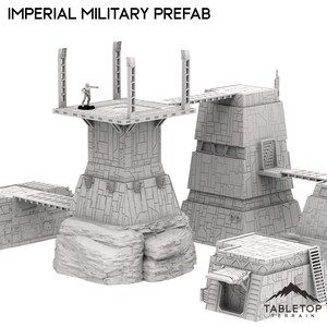 Imperial Military Prefab Set - Tabletop Terrain Outer Rim Compatible ...