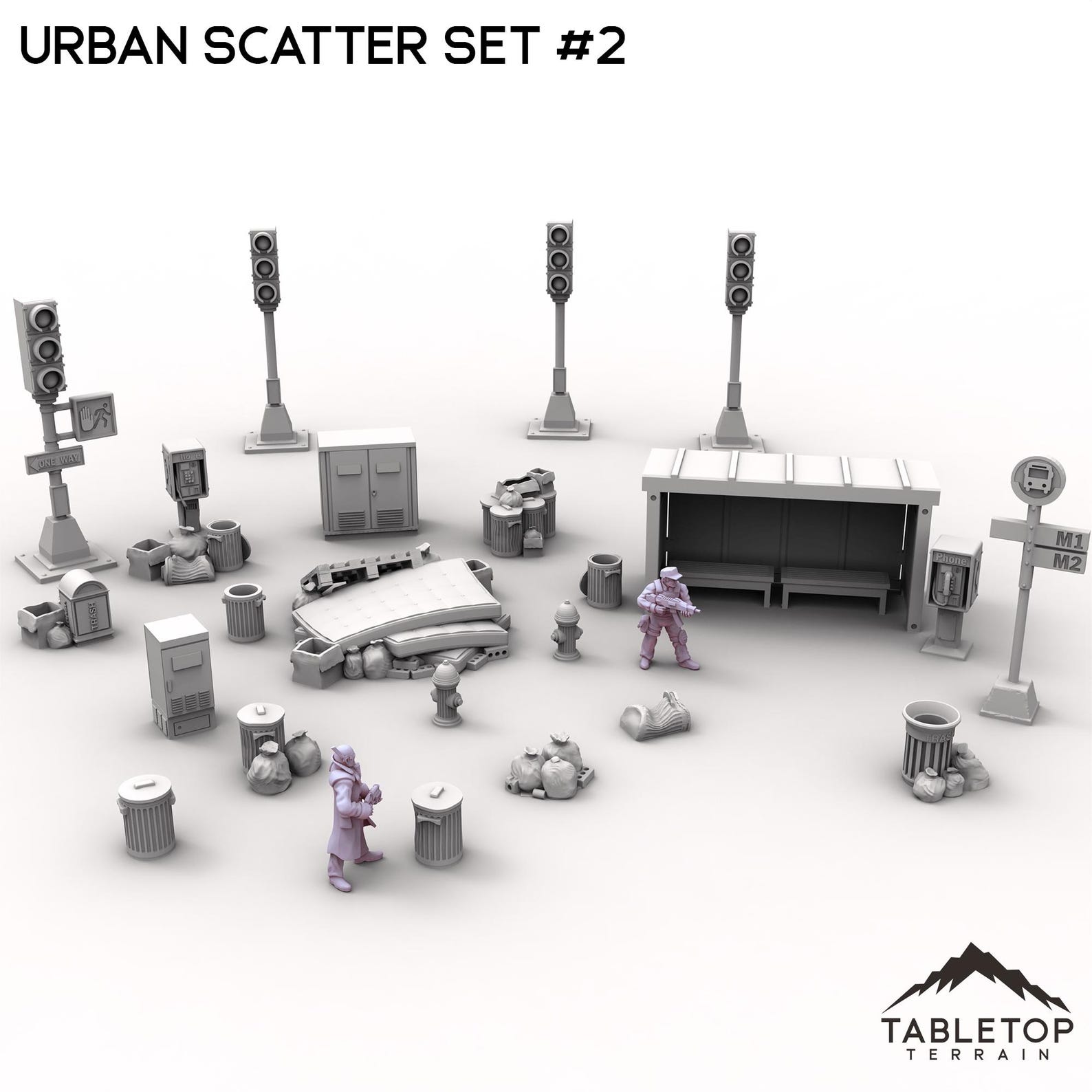 Urban Scatter Set #2 - Urban Modern Comic Book Super Hero Marvel Crisis ...