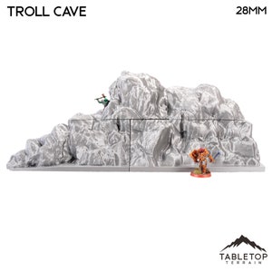 Troll Cave - DND Aos Pathfinder Conquest Miniatureland Tabletop Terrain ...