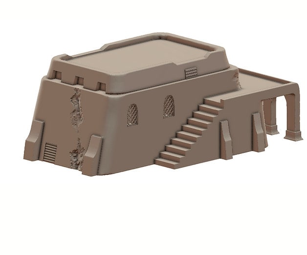 Sandhouse 1 Star Wars Legion Terrain War Scenery Desert - Etsy