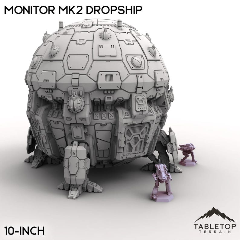 Monitor Mk2 Dropship - Hardware Studios 6mm Compatible With Small Scale ...
