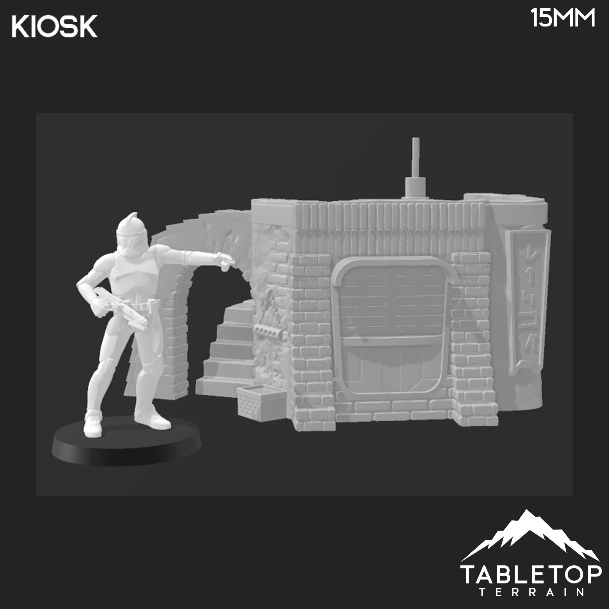 Kiosk - Ord Ferrum - Star Wars Legion Terrain Outer Rim Andor Ferrix ...