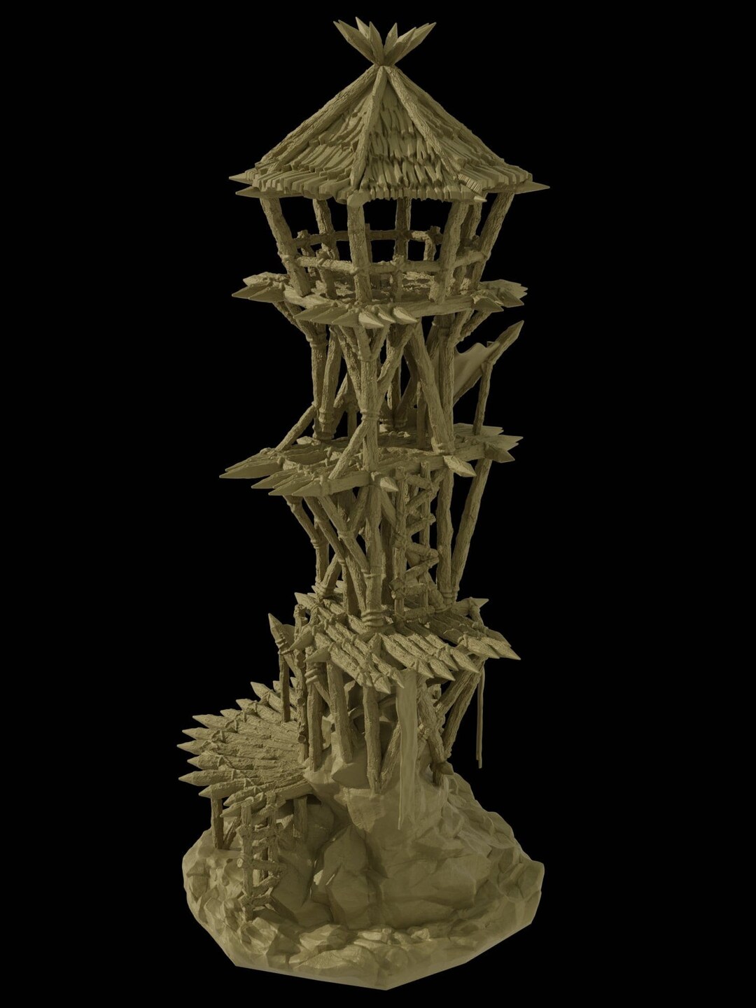 Goblin Watchtower DND Aos Pathfinder Conquest Miniatureland - Etsy