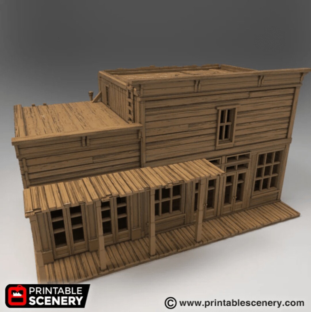 General Store - Wild West Building - Wild West Exodus Tabletop Terrain ...