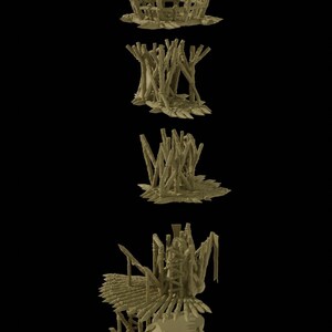 Goblin Watchtower - DND Aos Pathfinder Conquest Miniatureland Tabletop Terrain Miniature Wargame ...