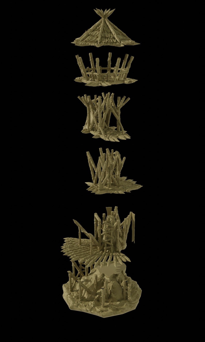 Goblin Watchtower - DND Aos Pathfinder Conquest Miniatureland Tabletop ...