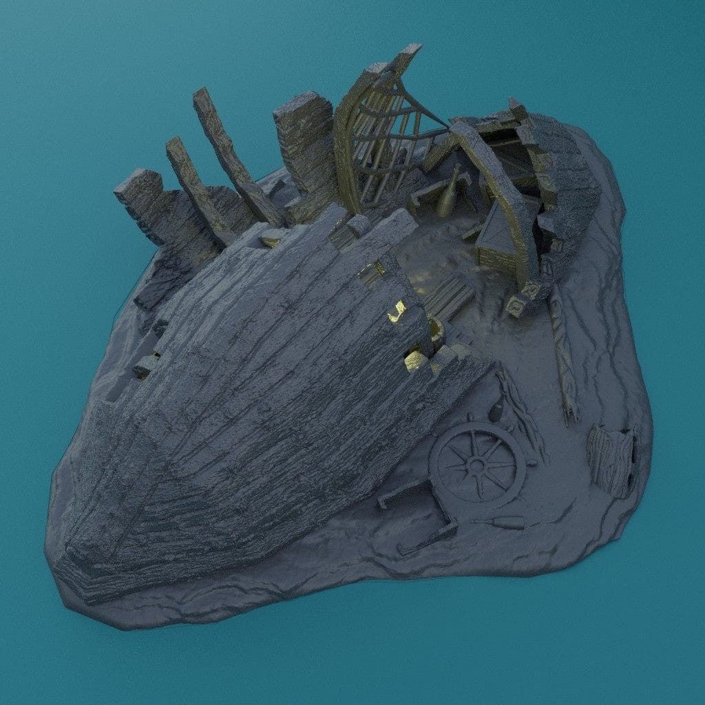 Shipwreck Burrow DND Aos Pathfinder Conquest Miniatureland - Etsy