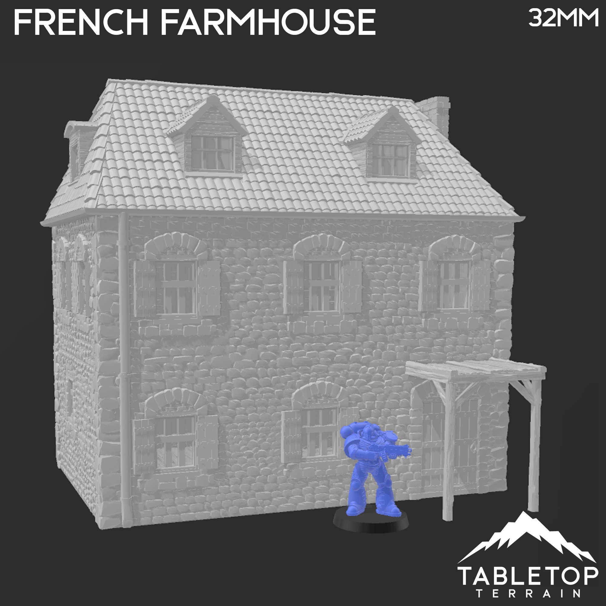 French Farmhouse - WWII Building - Etsy