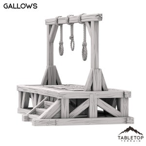 Gallows - Old Wild Western Rush - Wild West Terrain Wargaming RPG ...
