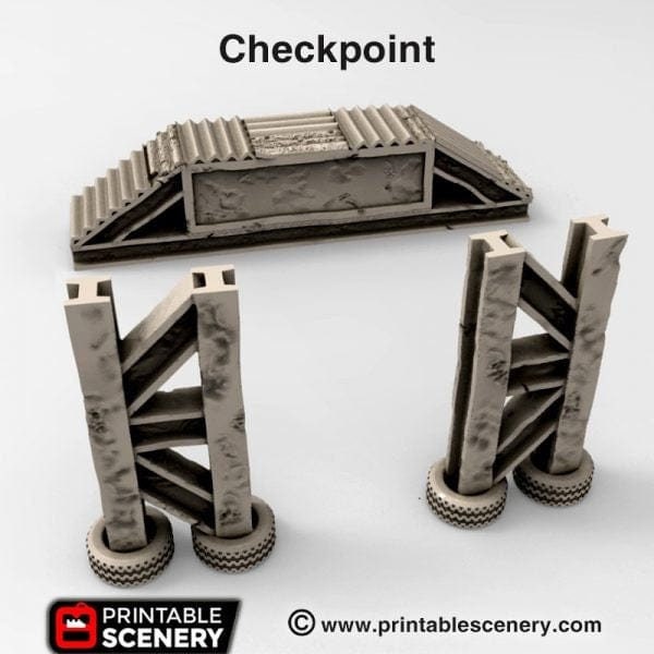 Race Checkpoint Apocalyptic Terrain Gaslands Terrain - Etsy