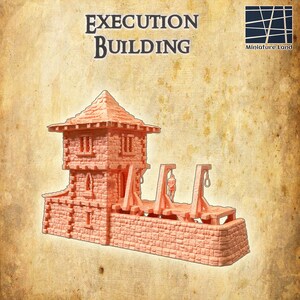 Execution Building - DND Aos Pathfinder Conquest Miniatureland Tabletop Terrain Miniature ...