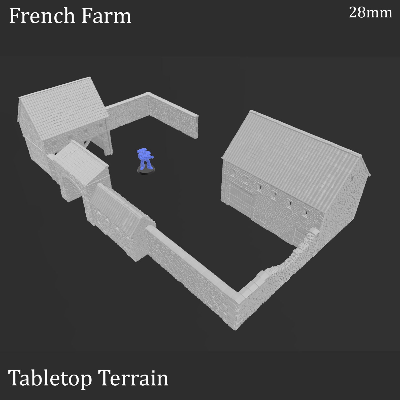 French Farm WWII Building - Etsy