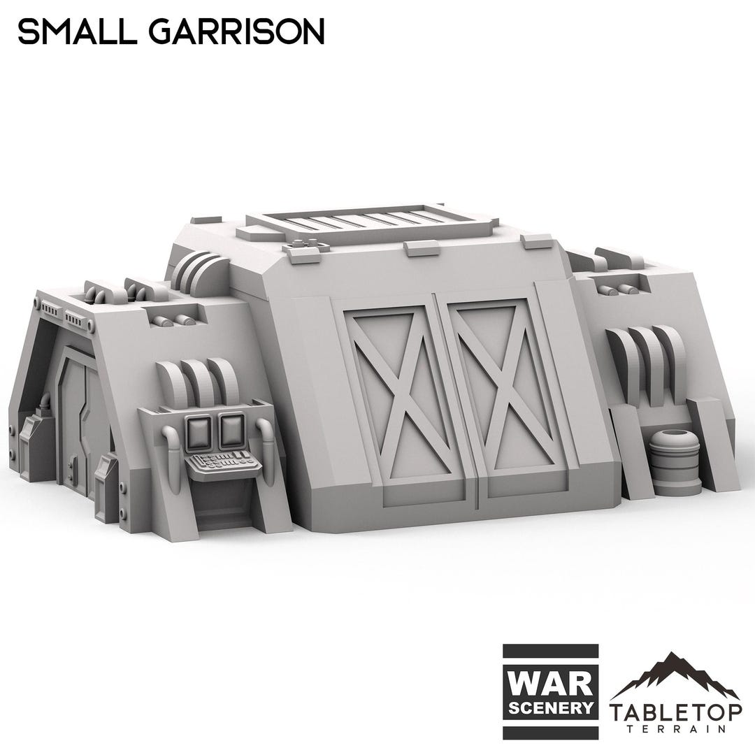 Stronghold Small Garrison - Tabletop Terrain Outer Rim Compatible With Star Wars Legion ...