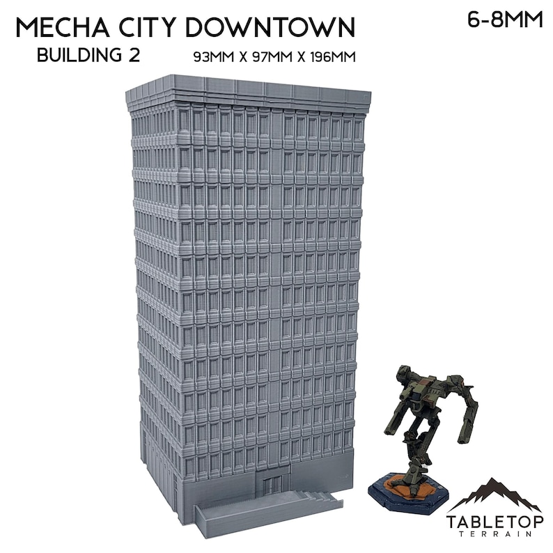 Mecha City Downtown Buildings - Bundle 2 - 6mm 8mm Mech Wargames ...