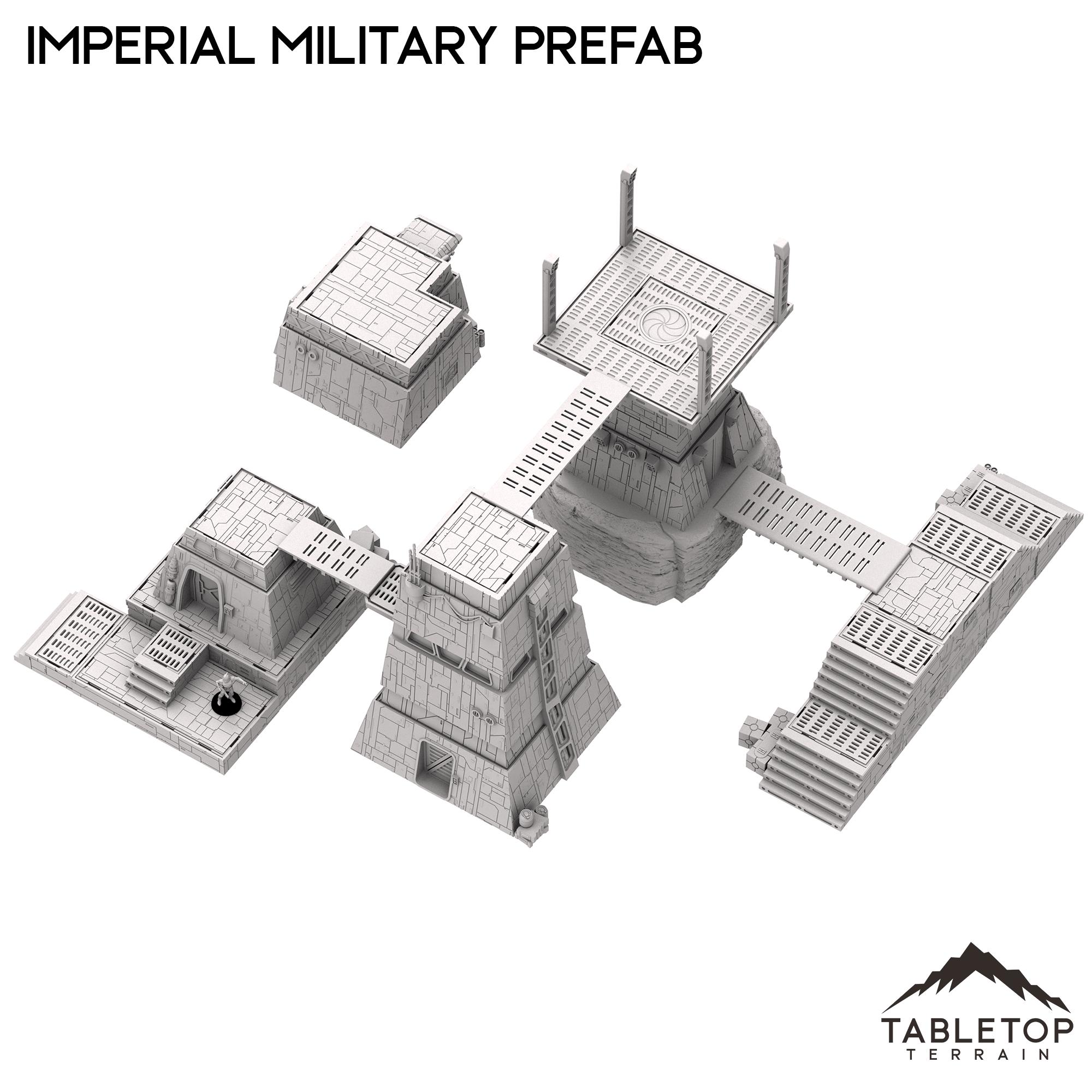 Imperial Military Prefab Set - Tabletop Terrain Outer Rim Compatible ...