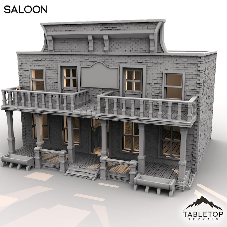 Dreadwood Saloon - Wild West Terrain Wargaming RPG Exodus Western Rush ...