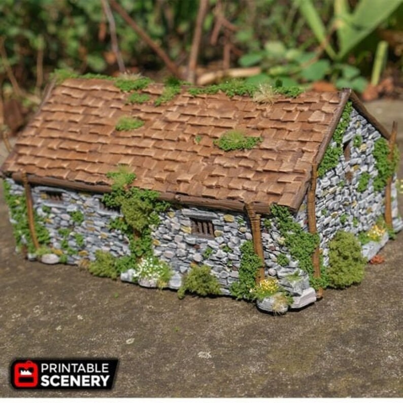 Stone Barn - WWII Building - Etsy