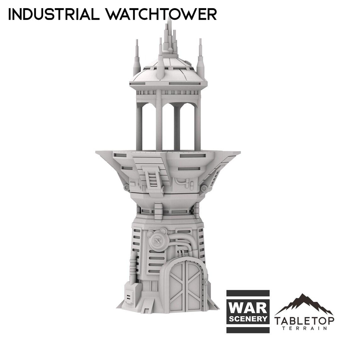 Industrial Watchtower - Futuristic City - Tabletop Terrain Outer Rim ...
