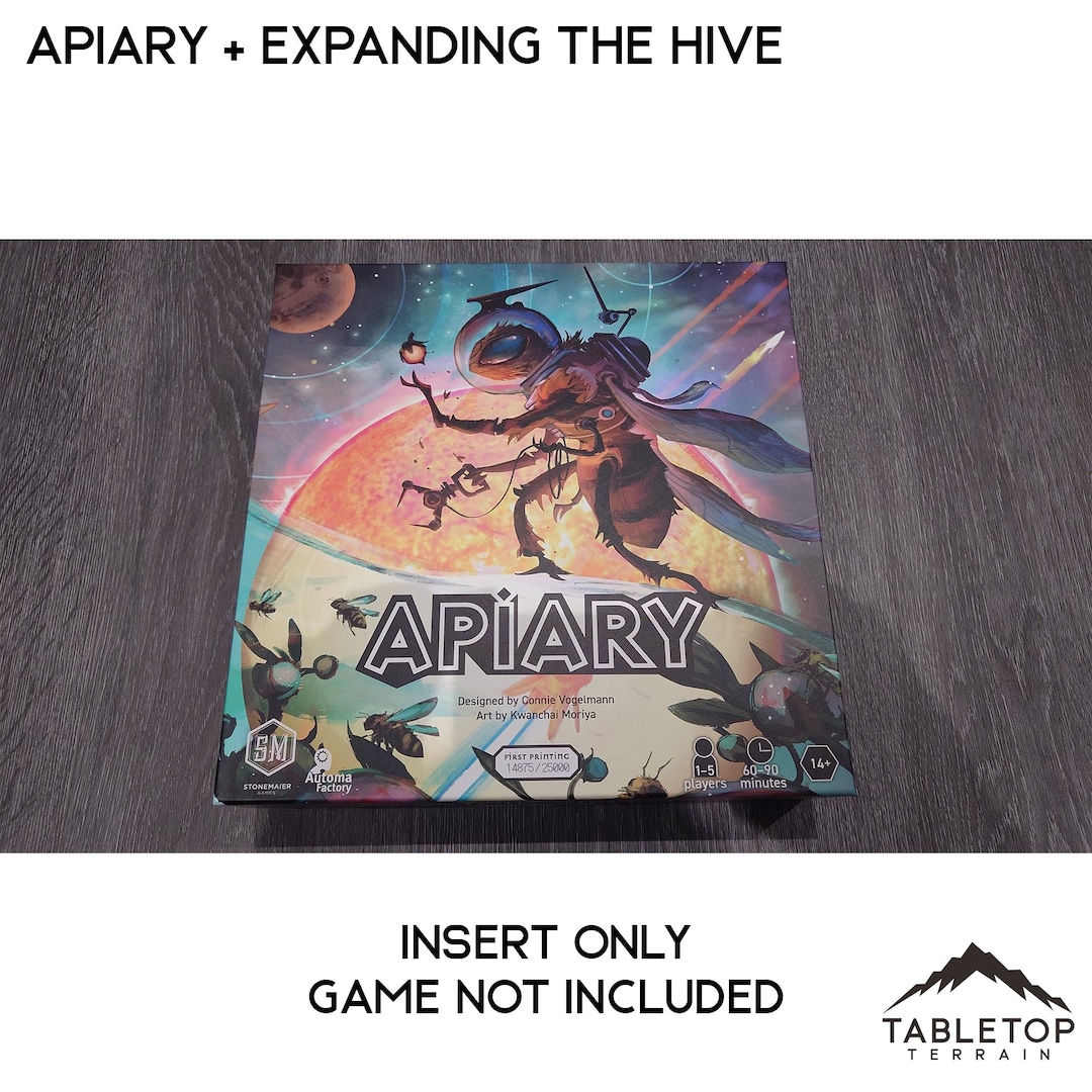 Apiary and Expanding the Hive Board Game Insert / Organizer - Etsy