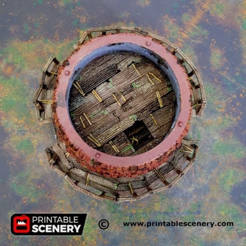 Haunted Windmill - Fantasy Building - Shadowfey Fantasy Terrain DND Aos ...