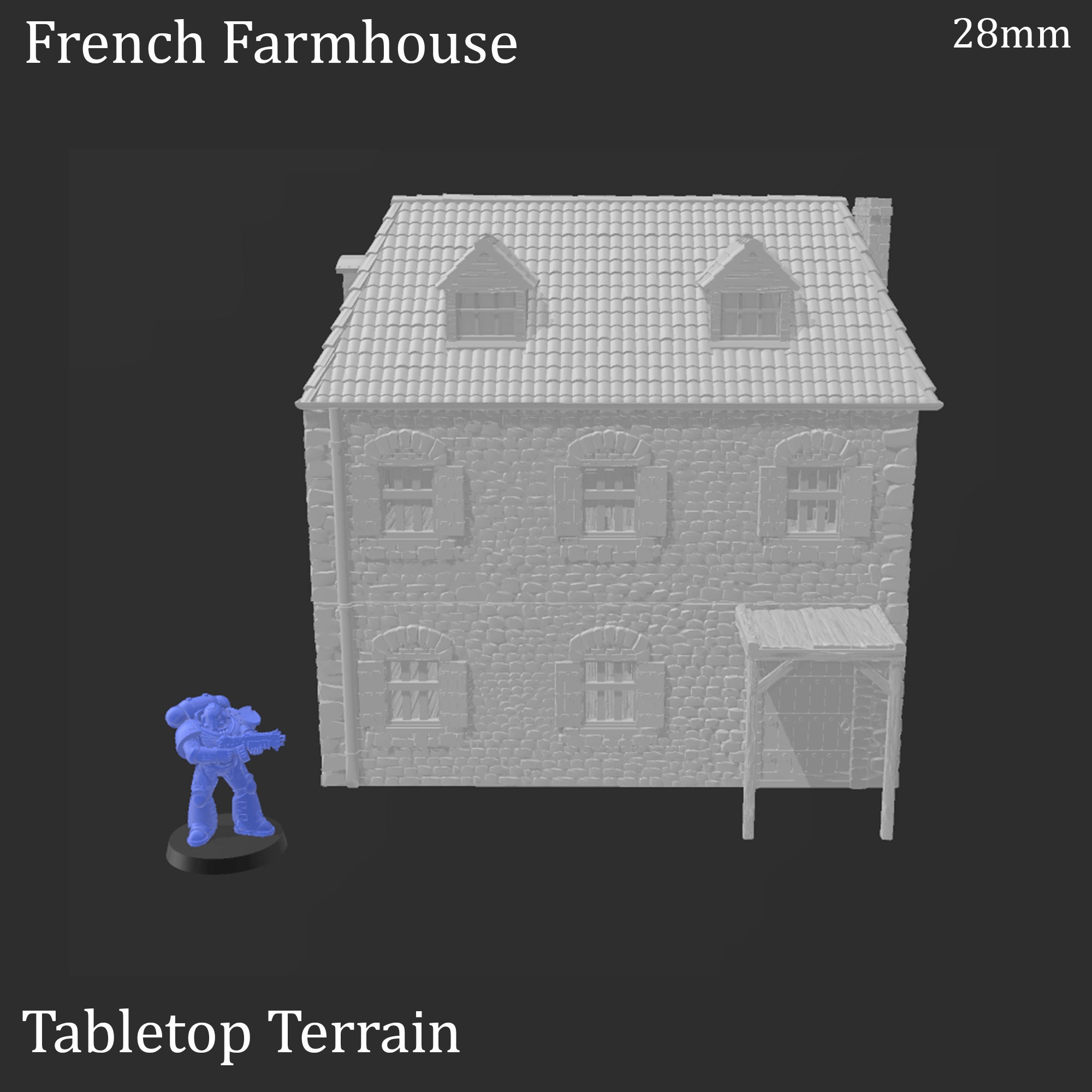 French Farmhouse - WWII Building - Etsy