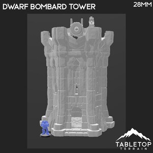 Dwarf Bombard Tower - DND Aos Pathfinder Conquest Miniatureland ...