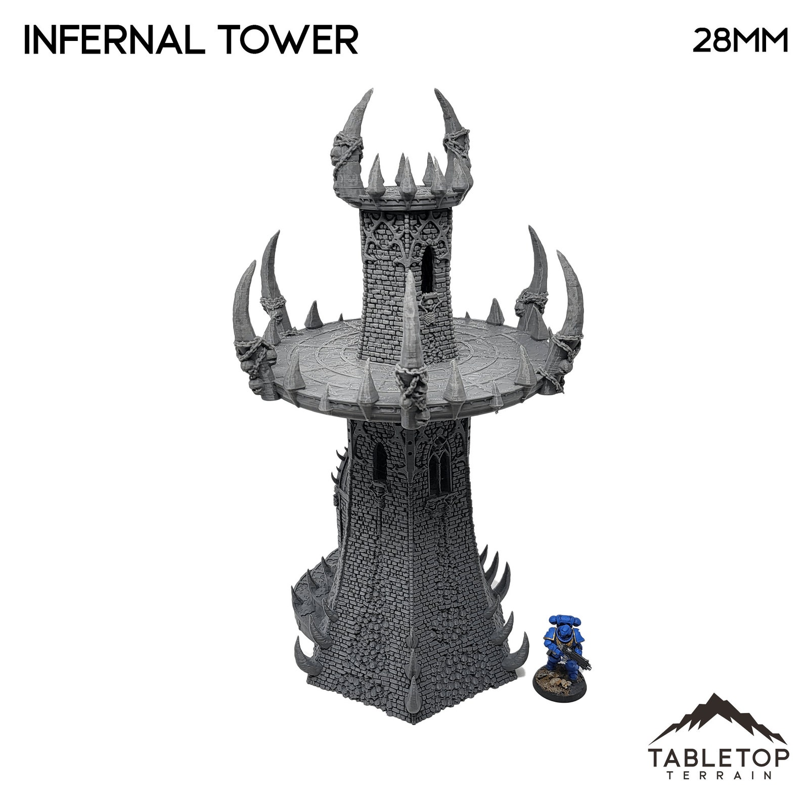 Infernal Tower Fantasy Demon Building - Etsy