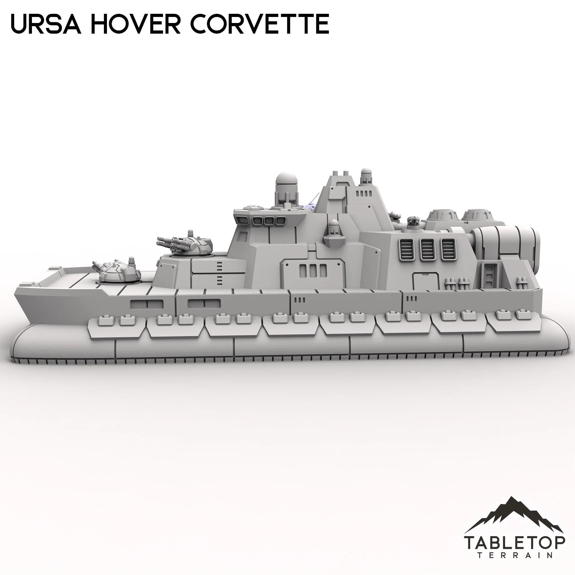 Ursa Hover Corvette - Hardware Studios 6mm Compatible With Small Scale ...