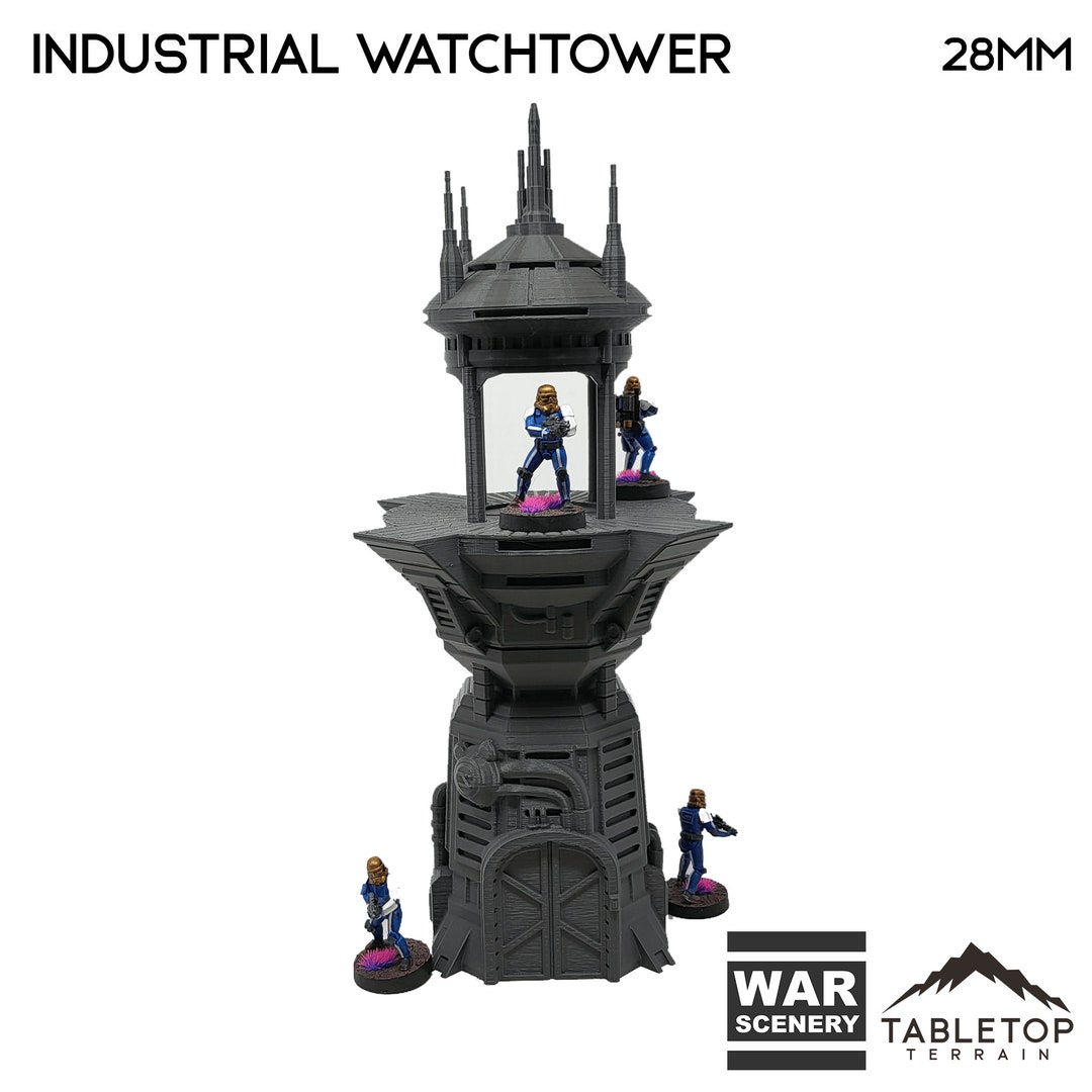 Industrial Watchtower Star Wars Legion Terrain War Scenery - Etsy