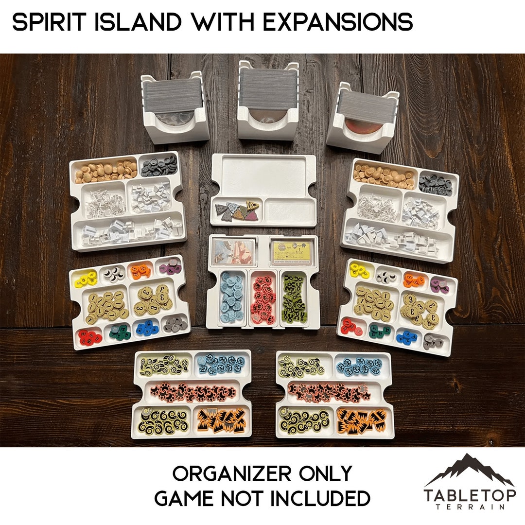 Spirit Island Organizer With All Expansions Through Nature Incarnate ...