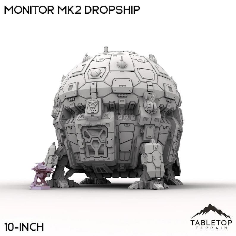 Monitor Mk2 Dropship - Hardware Studios 6mm Compatible With Small Scale ...