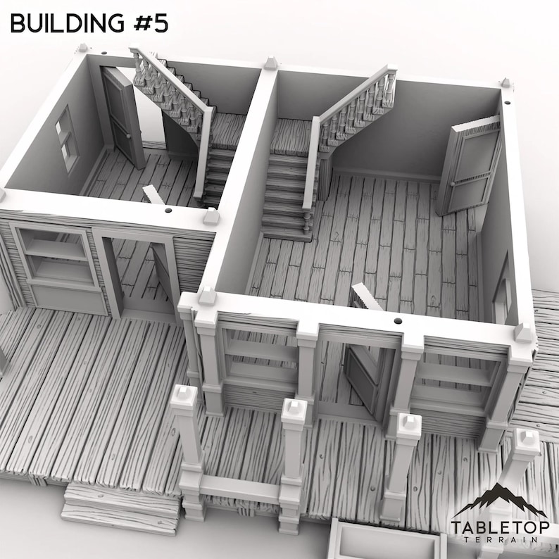 Dreadwood Building 5 - Wild West Terrain Wargaming RPG Exodus Western ...