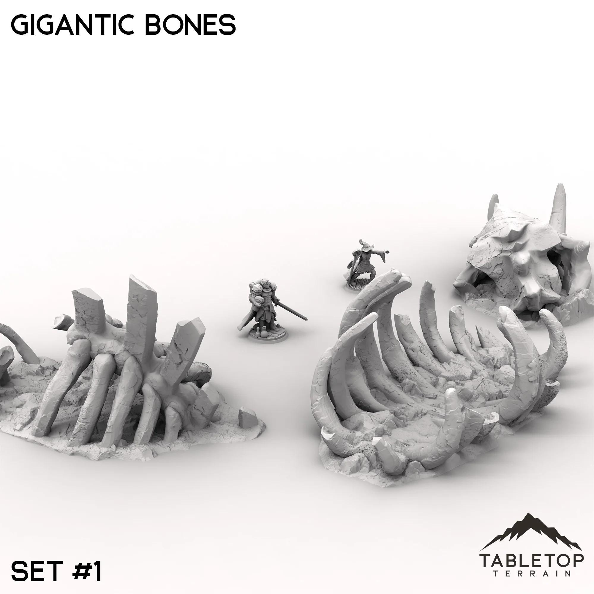 Gigantic Bones - Tabletop Terrain Fantasy DND Miniature Roleplaying ...