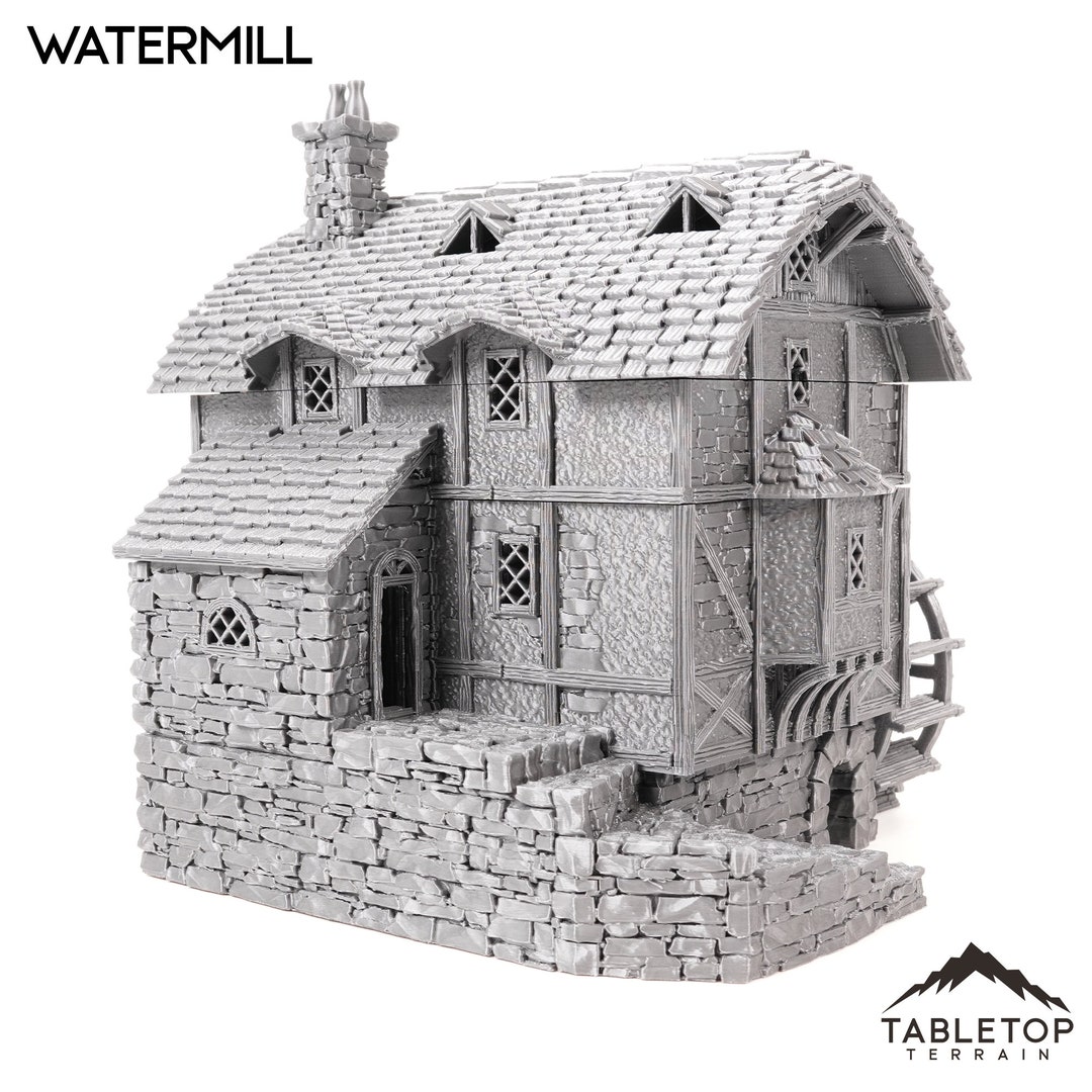 Watermill - Fantasy Building - Winterdale Fantasy Terrain DND Aos ...