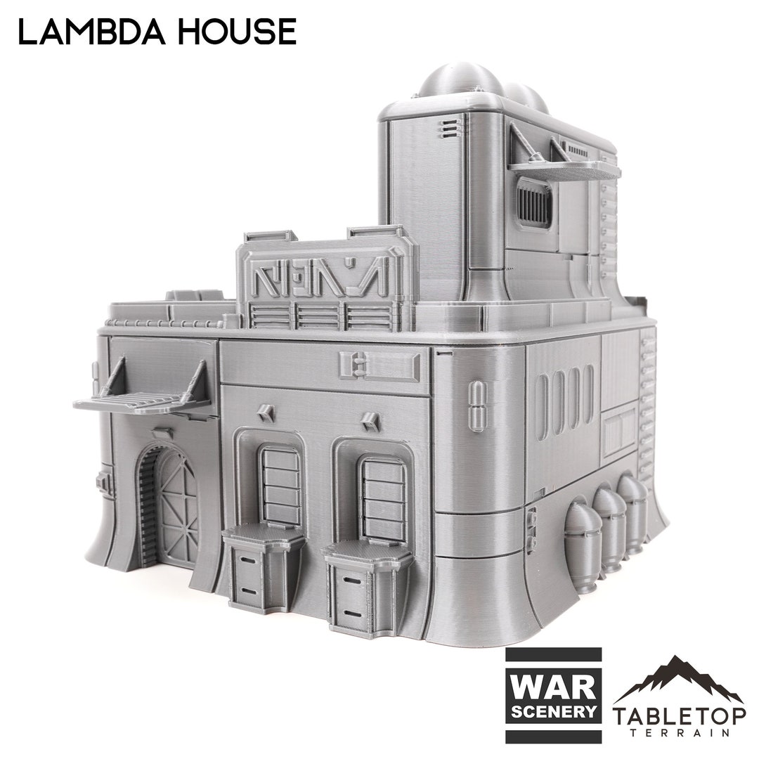 Lambda House - Star Wars Legion Terrain Outer Rim War Scenery Koboh Lothal Tabletop Terrain ...