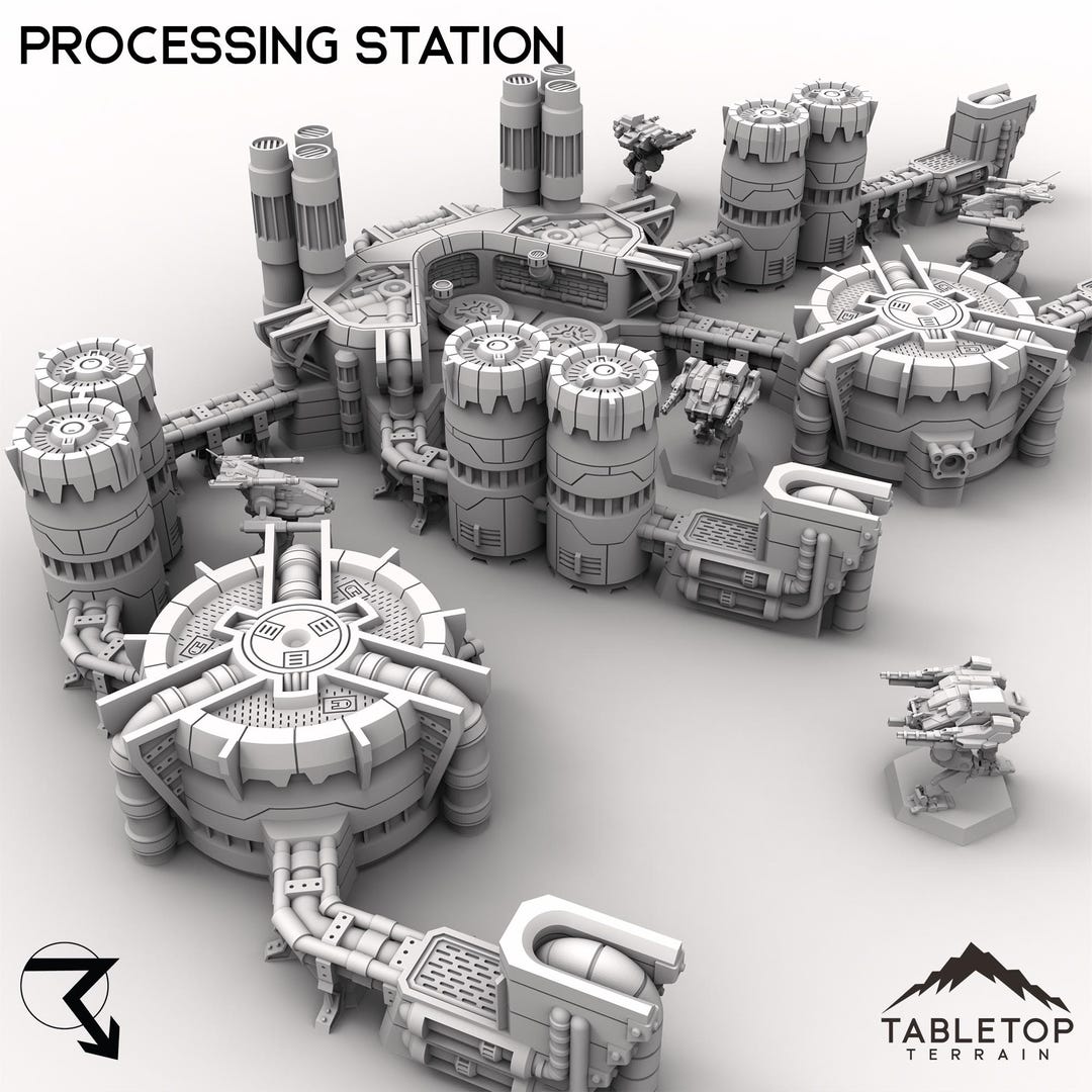 HEXTECH Processing Station - Industrial Fluidworks - Thunderhead Studio ...