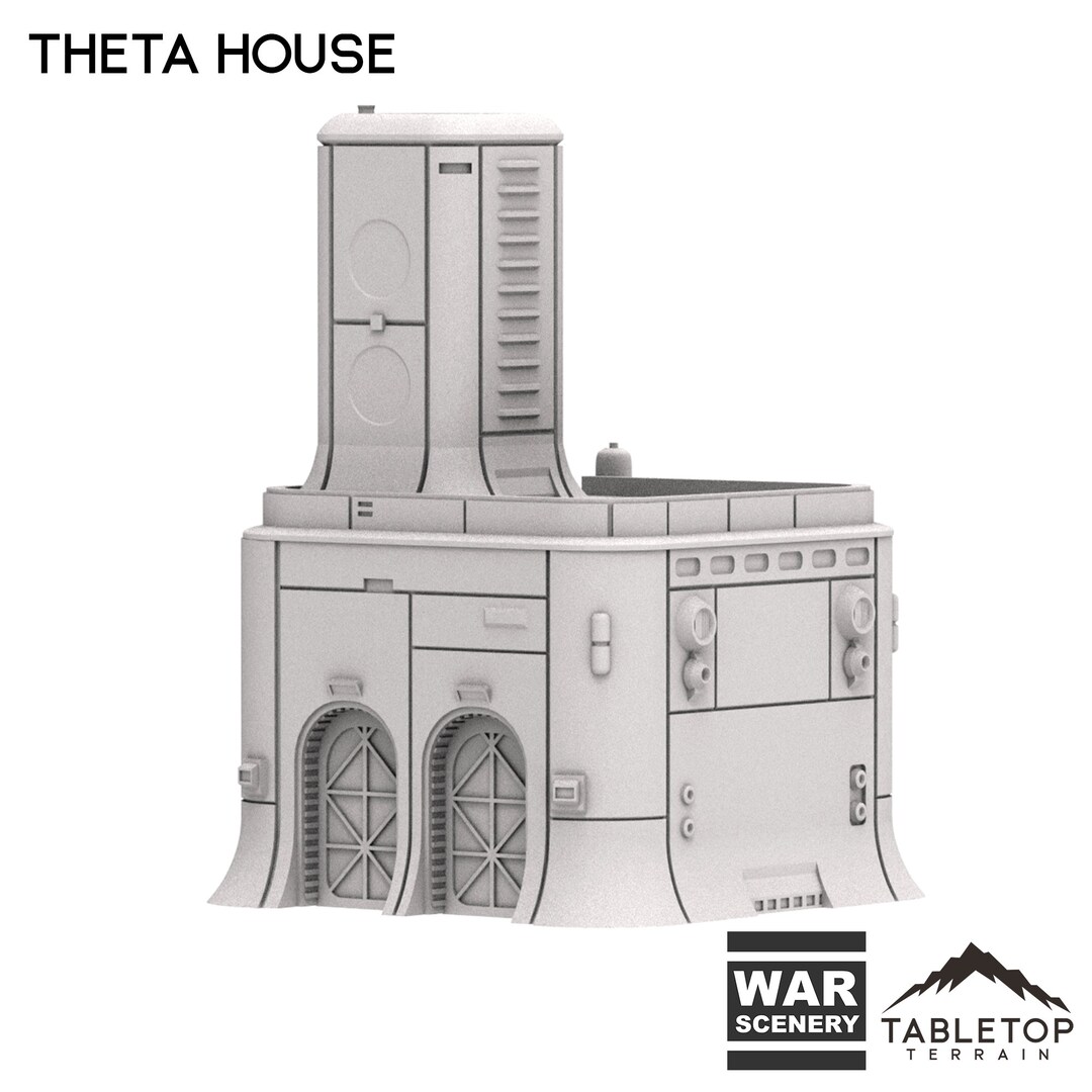 Theta House - Star Wars Legion Terrain Outer Rim War Scenery Koboh Lothal Tabletop Terrain ...