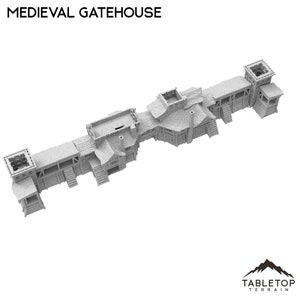 Medieval Gatehouse - DND Aos Pathfinder Conquest Miniatureland Tabletop ...