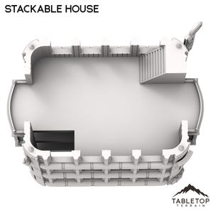 Stackable House - Futuristic City - Tabletop Terrain Outer Rim Compatible With Star Wars Legion ...